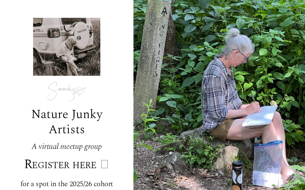 Nature Sketching MeetUp Registration